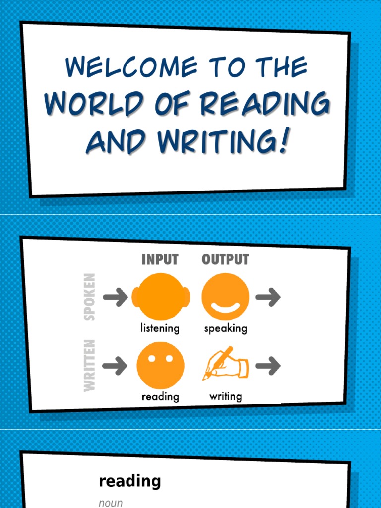 Welcome To The World of Reading and Writing | PDF