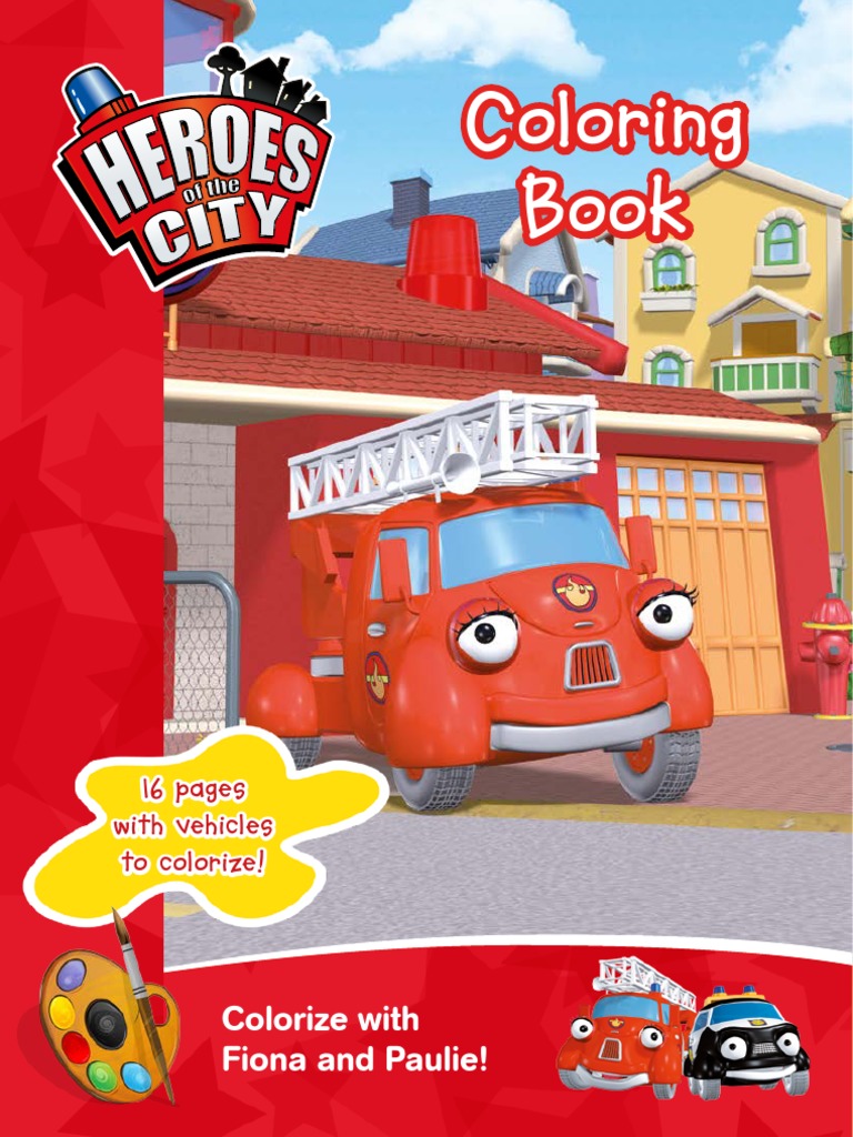 Coloring Book - Heroes of The City PDF | PDF