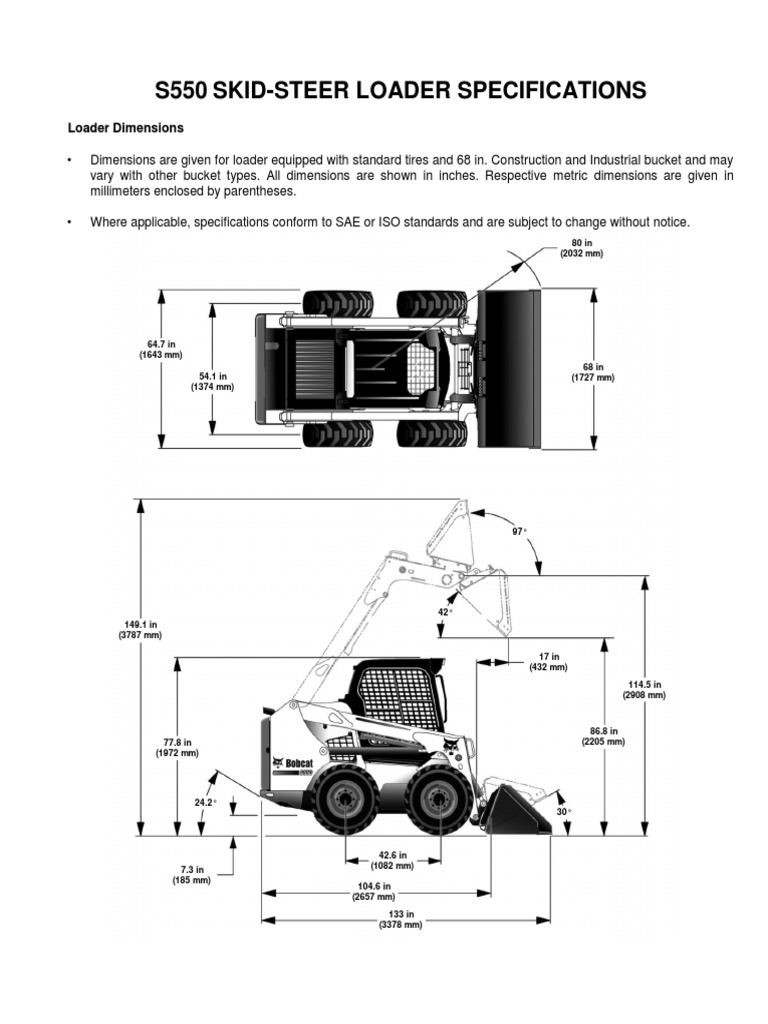 S550 Specifications | PDF | Horsepower | Vehicles