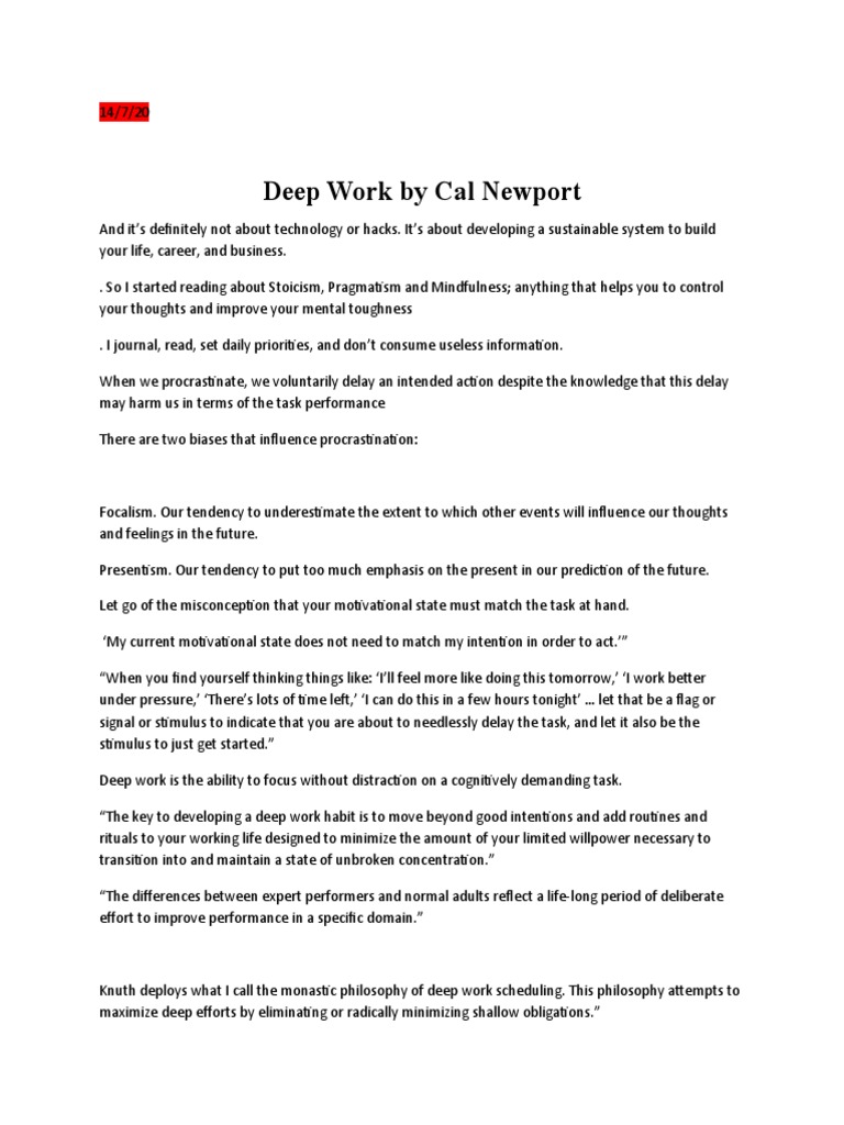 JULY Motivation | PDF | Essentialism | Mindfulness