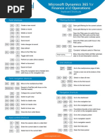 Dynamics AX 2009 Shortcuts Guide | PDF | Tab (Gui) | Menu (Computing)