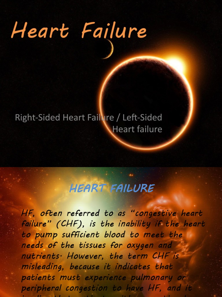 Right-Sided Heart Failure Overview | PDF | Heart Failure | Heart