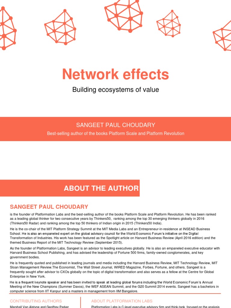 02-Platform - NETWORK EFFECTS | PDF | Business | Computing And ...