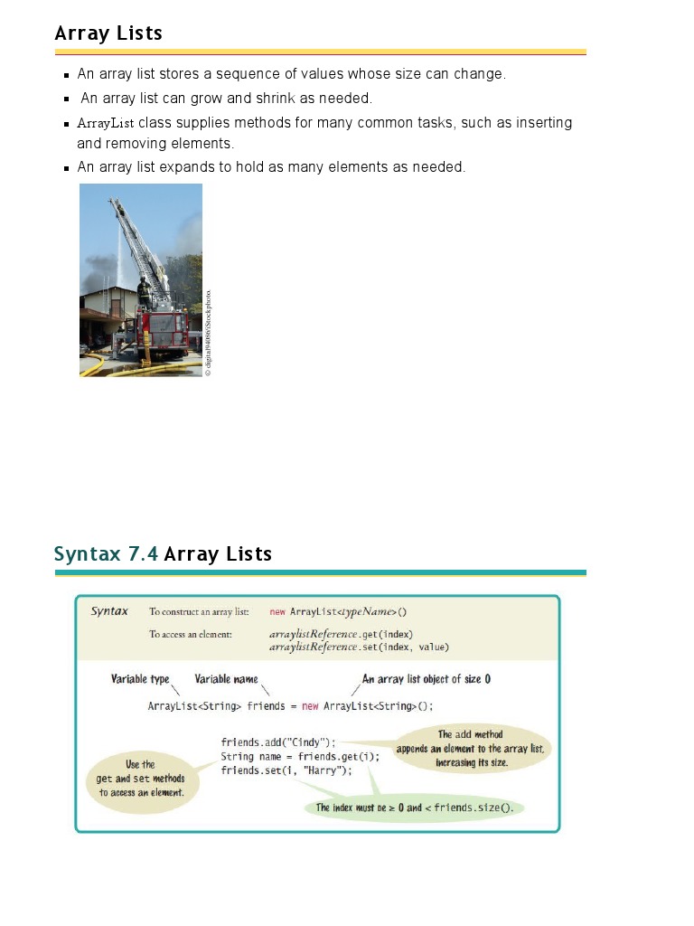 Chapter 7 Arraylist Pdf Array Data Type Array Data Structure