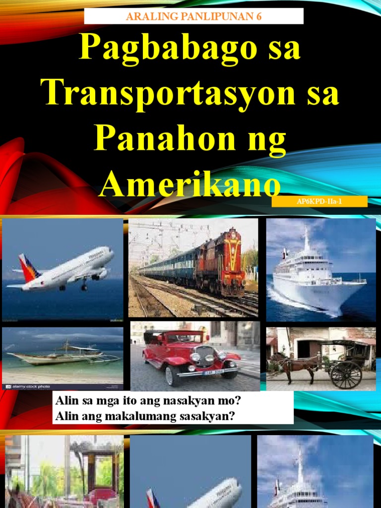 Transportasyon Sa Pilipinas