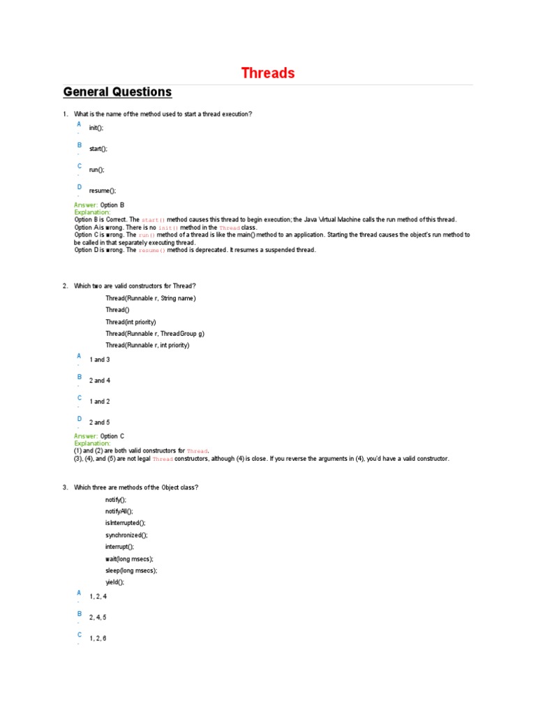 An In-Depth Exploration of Java Thread Fundamentals: Constructors ...