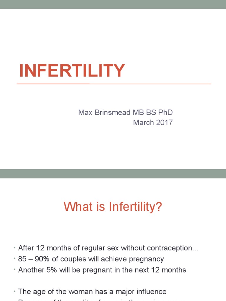Infertility | PDF | Infertility | Reproduction