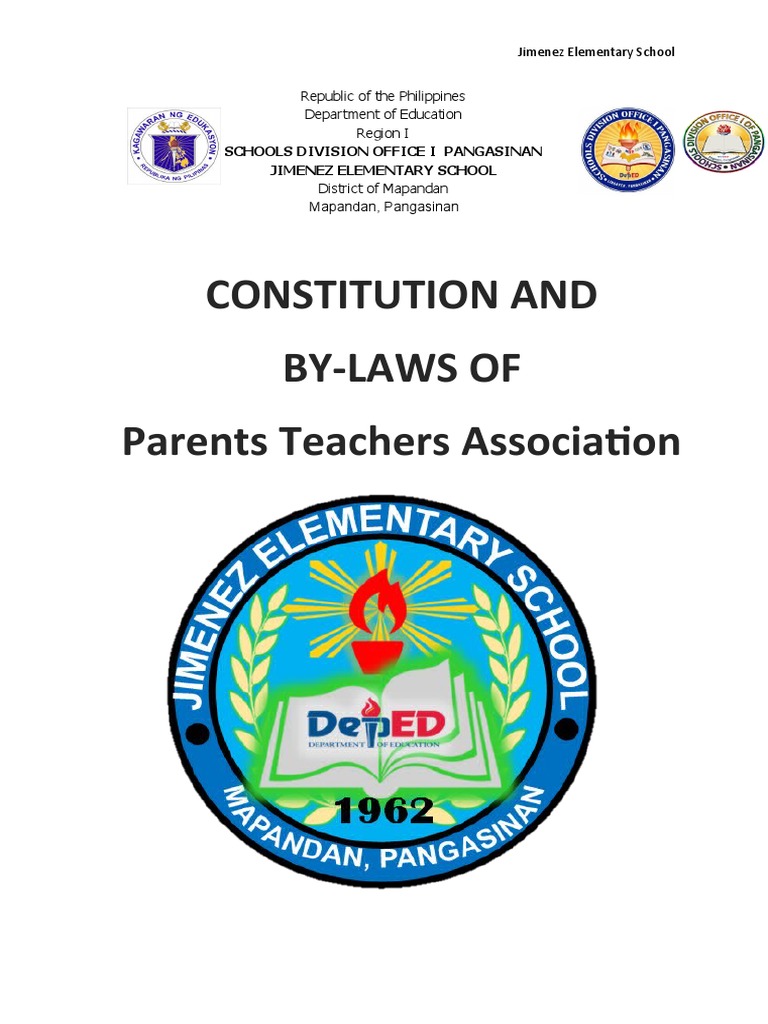 Constitution and by Laws of SPG Pta | PDF | Presidents Of The United ...