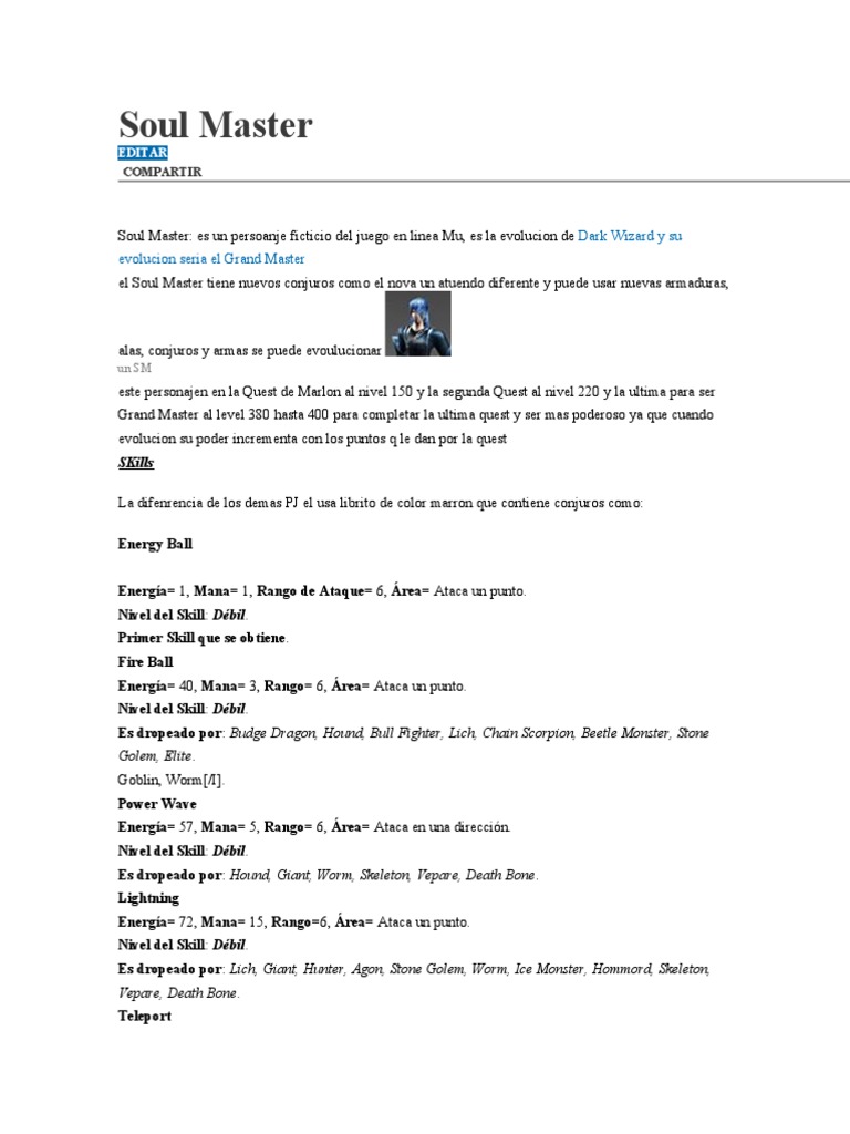 Guia SM Mu Online | PDF | Ocio | Deportes