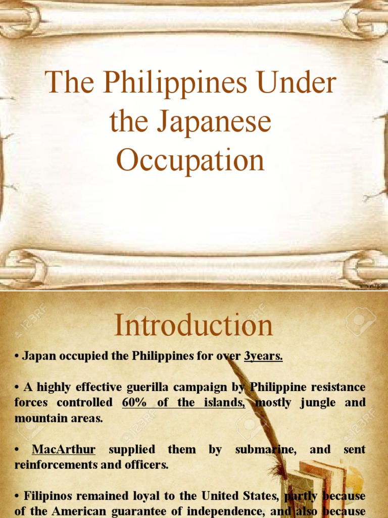 Chapter 13 The Philippine Under The Japanese Occupation | PDF | Pacific ...