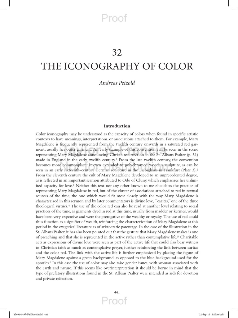 Color Symbolism in Christian Art | PDF | Color | Mary, Mother Of Jesus