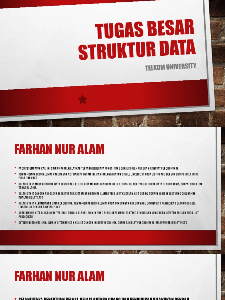 Tugas Besar Struktur Data PDF | PDF | Karier & Perkembangan
