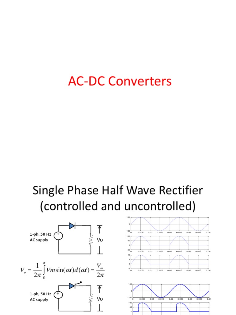 Power Electronics - Phase - Controlled - Rectifiers1 | PDF | Rectifier | Electromagnetism