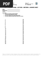 Answer Sheet 50 Items v2 | PDF