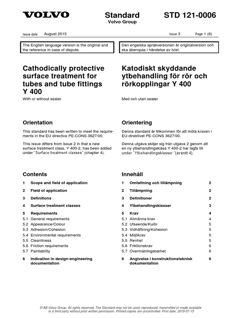Standard STD 121-0006 | PDF
