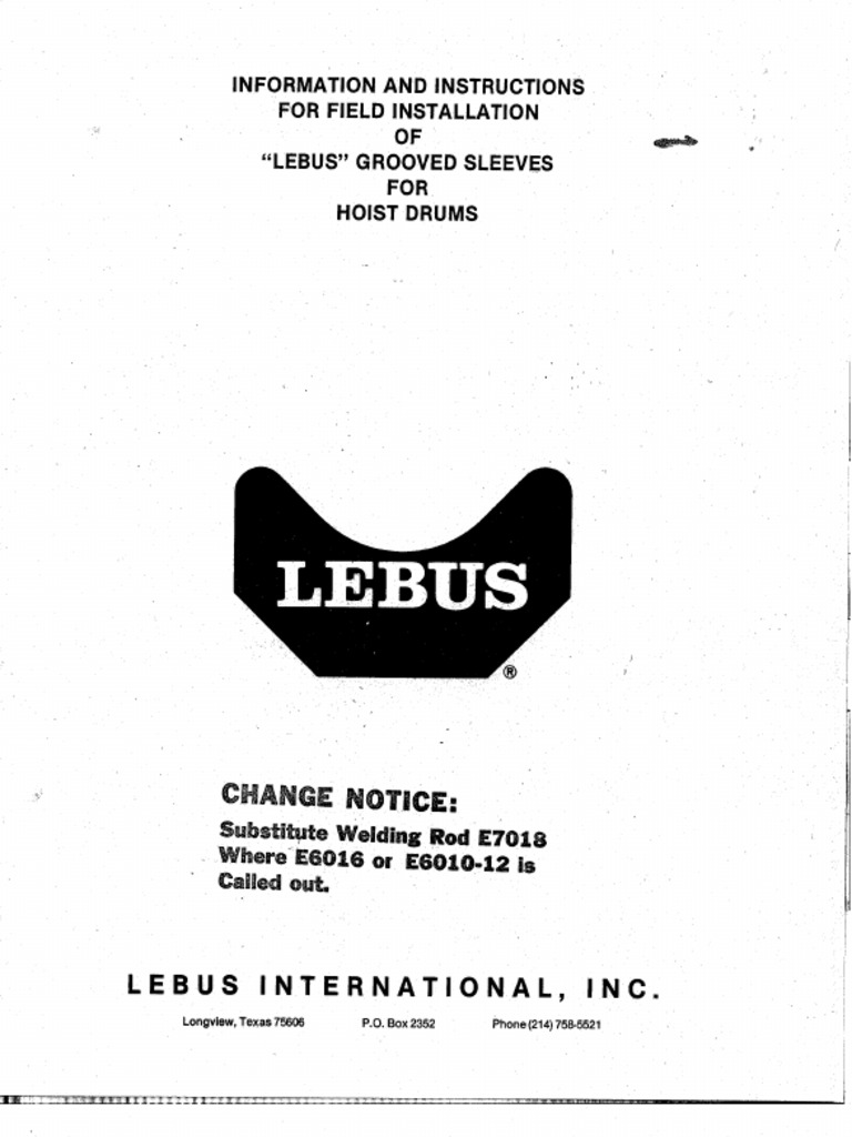Lebus Installation | PDF