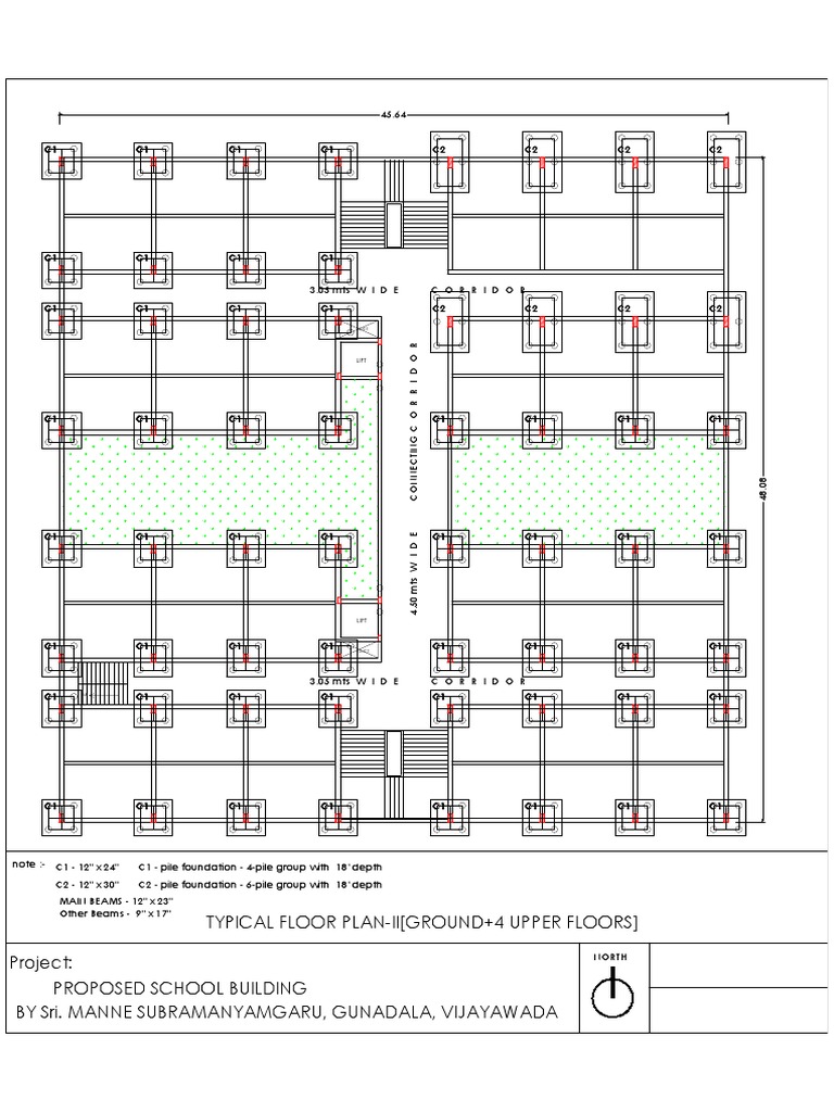 Piles Drawings PDF | Download Free PDF | Structural Engineering | Civil ...