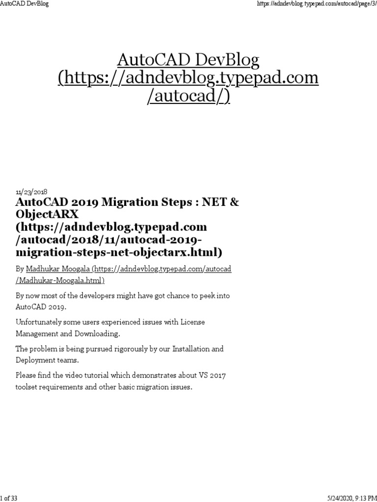 Autocad Devblog /autocad/) | PDF | Auto Cad | Command Line Interface