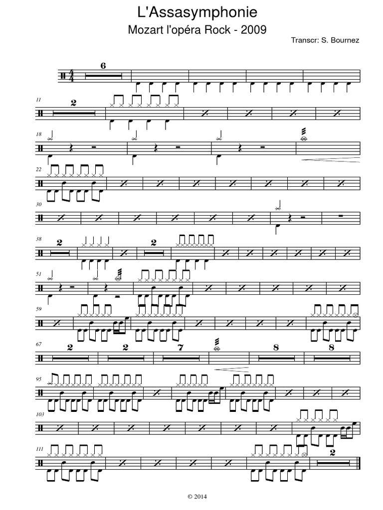 L'Assasymphonie - Mozart L'opéra Rock | PDF