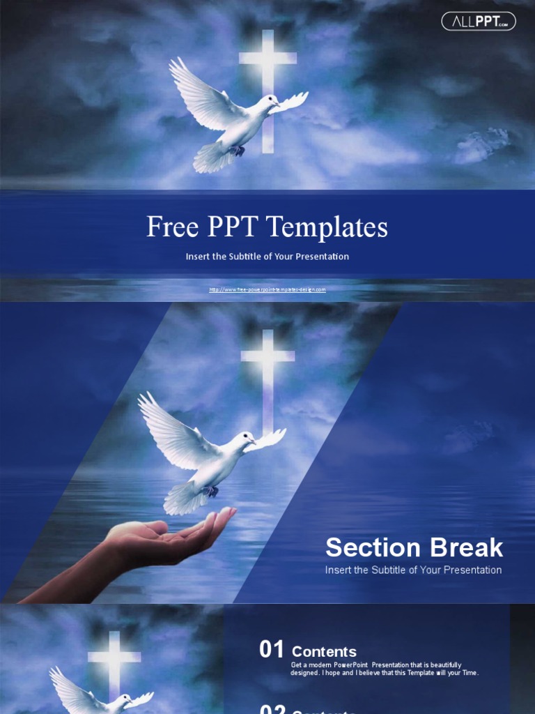 Dove Holy Spirit PowerPoint Templates | PDF | Microsoft Power Point ...