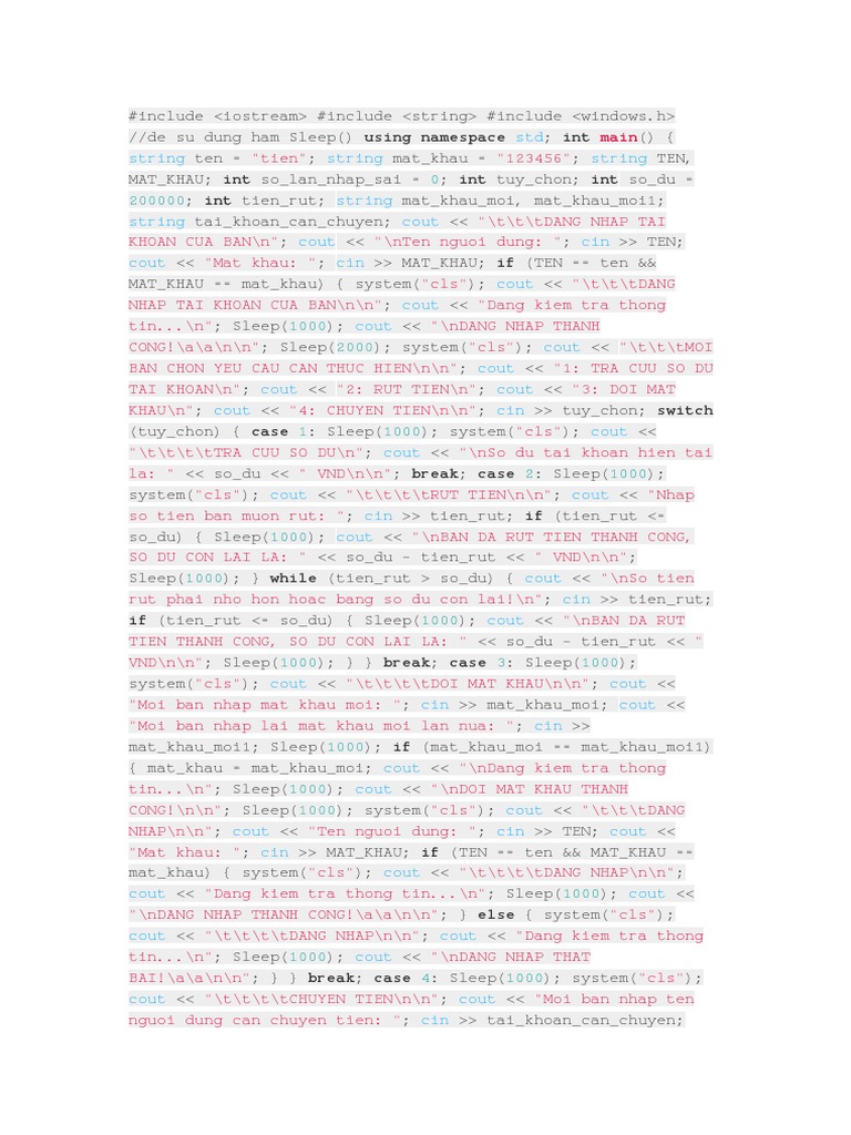 STD String String String String String Cout Cout Cin Cout Cin Cout Cout Cout Cout Cout Cout Cout ...