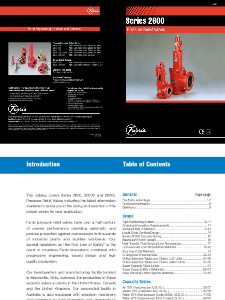 2600 Series | PDF | Valve | Pressure