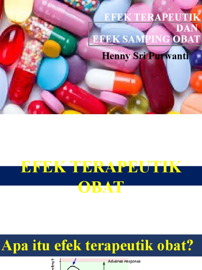 Efek Terapetik Dan Efek Samping Obat | PDF | Pengembangan Diri ...