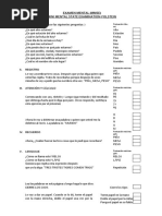 Test de Isaacs | PDF