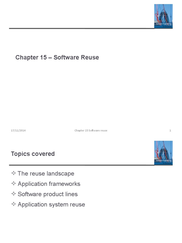 Software Reuse Strategies and Benefits | PDF | Component Based Software ...