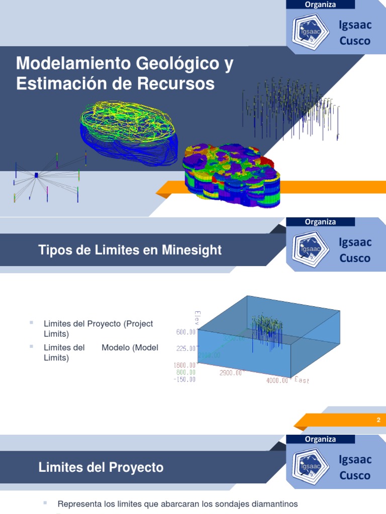 Modelamiento Geologico y Estimacion de Recursos | PDF | Enseñanza de ...