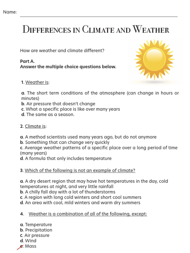 Climate and Weather Listoooo | PDF | Weather | Climate