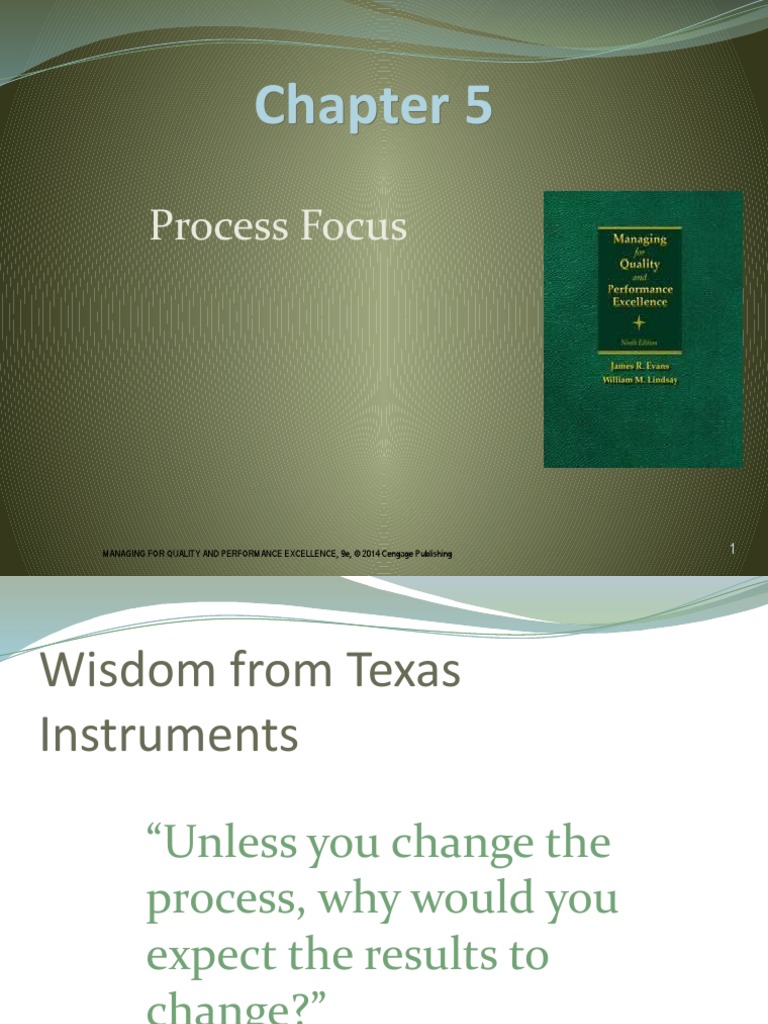 Chapter 4 Process Focus | PDF | Business Process Management | Supply Chain