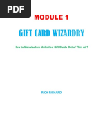Gift Card Method | PDF | Gift Card | Bitcoin