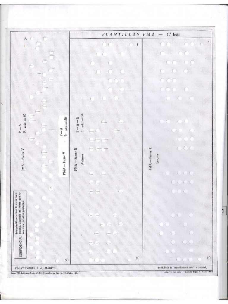 Pma Plantilla de Corrección PDF | PDF