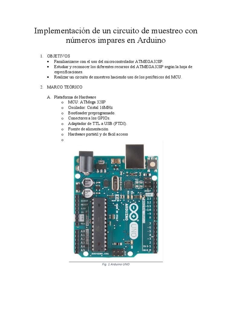 Marco Teorico 1 | PDF | Microcontrolador | Arduino