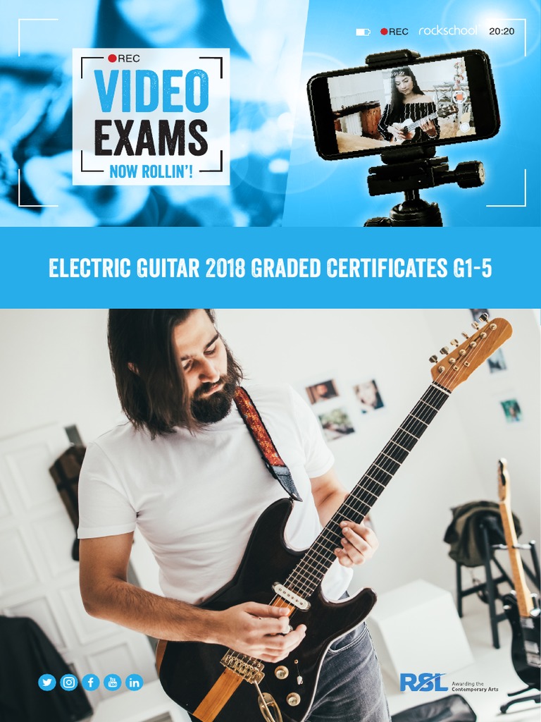 Technical Exercises Electric Guitar 2018 Online PDF | PDF | Minor Scale ...