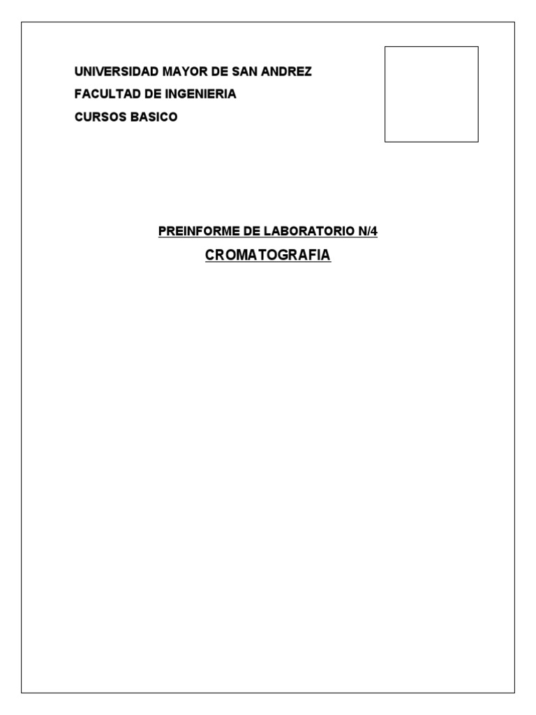 Pre Informe de Cromatografia | Descargar gratis PDF | Cromatografía ... Pre Informe de Cromatografia | Descargar gratis PDF | Cromatografía ...