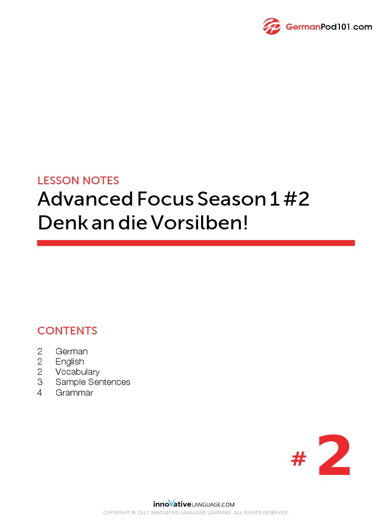 AFS1 L2 060509 Gpod101 | PDF | Linguistics | Morphology