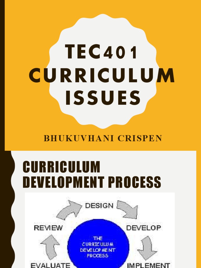 Lecture 5 - Curriculum Development Process | PDF | Curriculum ...