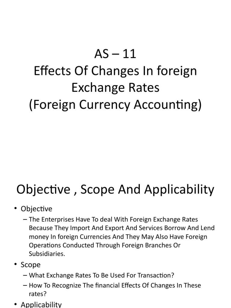 Foreign Currency Accounting | PDF | Currency | International Finance