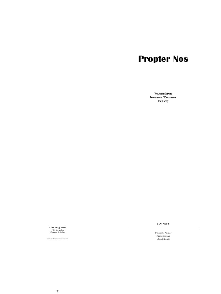 Propter Nos 2 1 Easy Print | PDF