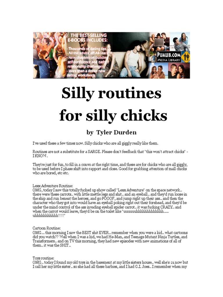 Tyler Durden - Silly Routines For Silly Chicks PDF | PDF