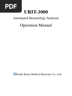 miniiSED Operator's Manual (English) | PDF | Blood | Medical Specialties