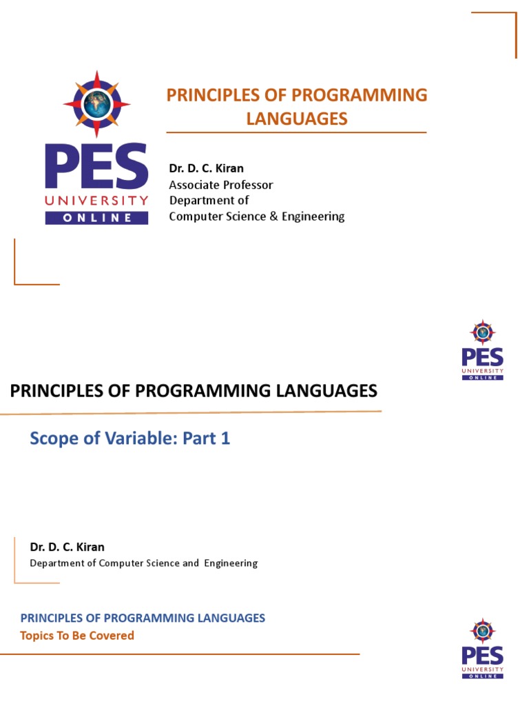 J Ppl Unit 2 Lecture 4 Scope Part 1 Pdf Scope Computer Science Variable Computer Science