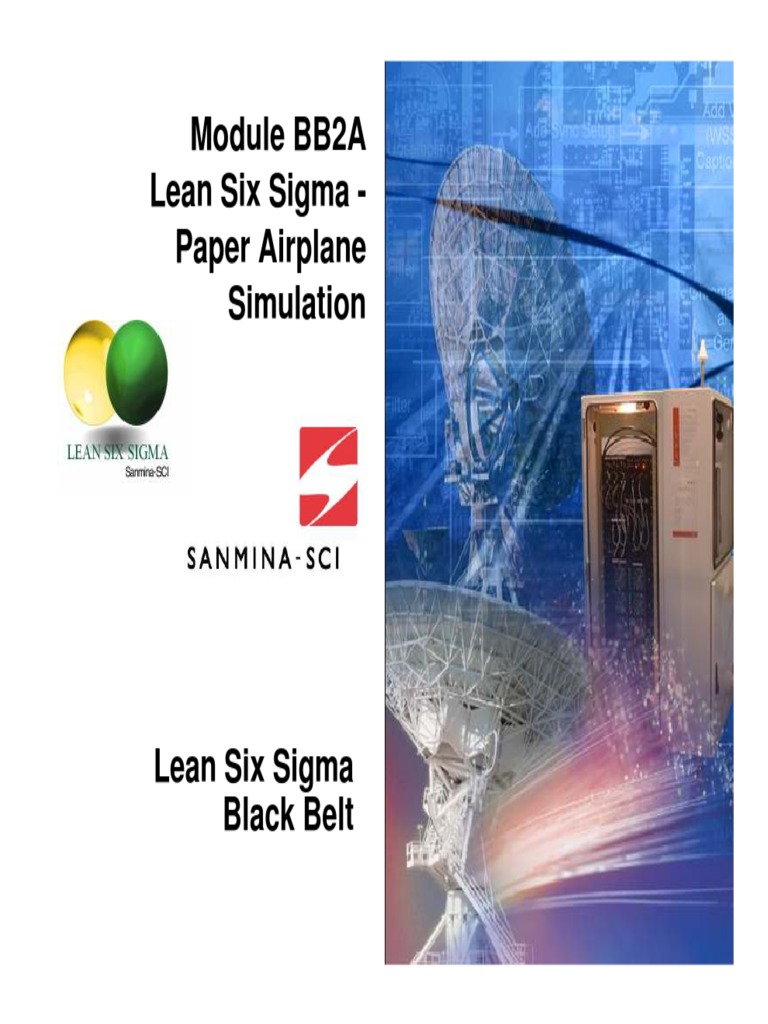 2A - Lean Six Sigma Airplane Simulation PDF | PDF | Six Sigma | Computing