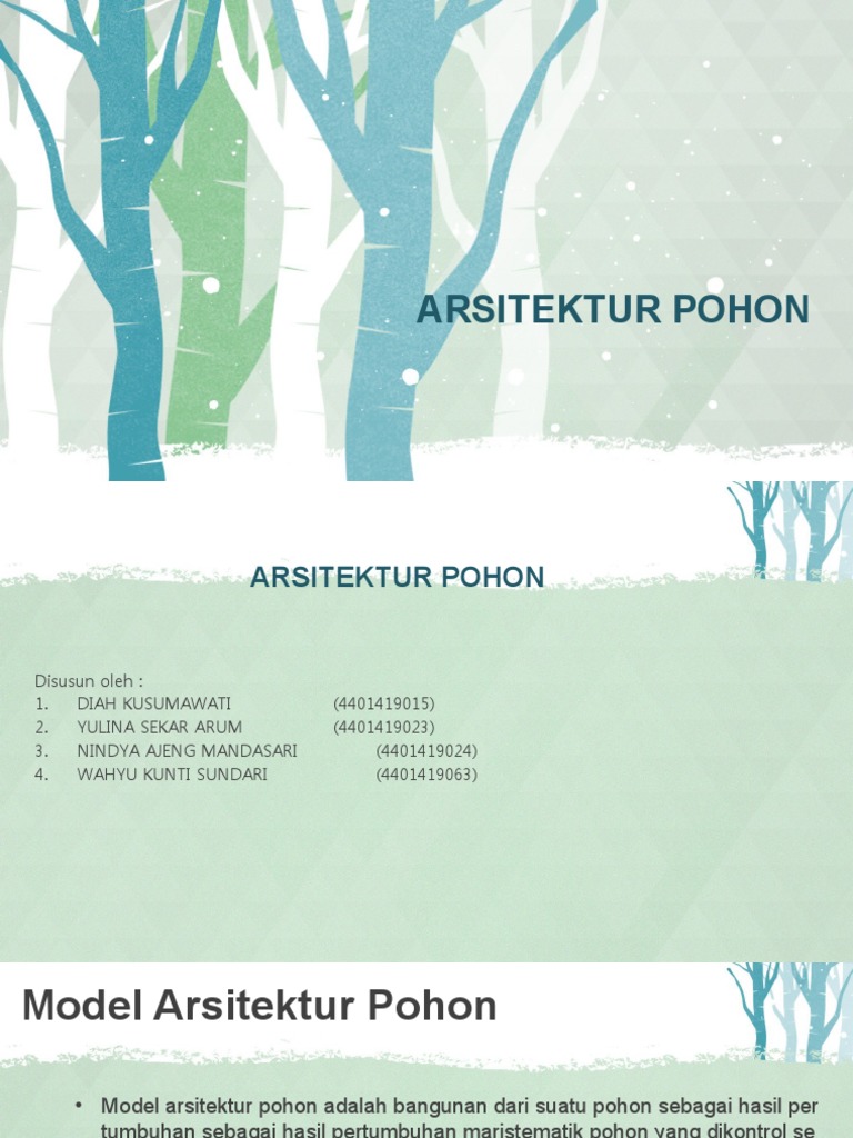 Arsitektur Pohon | PDF