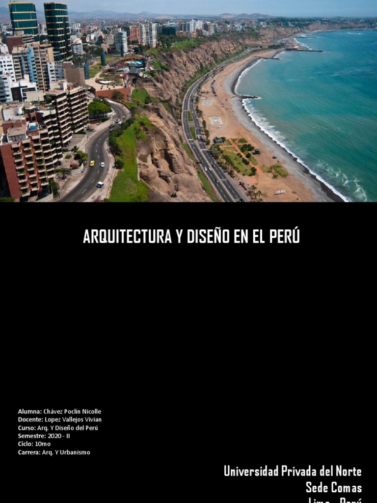 Arqitectura y Diseño Del Perú | PDF | Lima | Diseño arquitectonico
