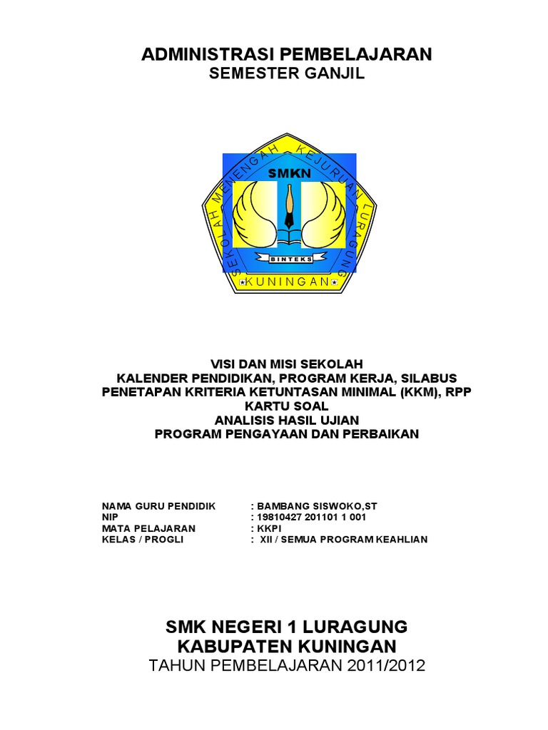 Perangkat Pembelajaran KKPI Kelas XII Lengkap | PDF