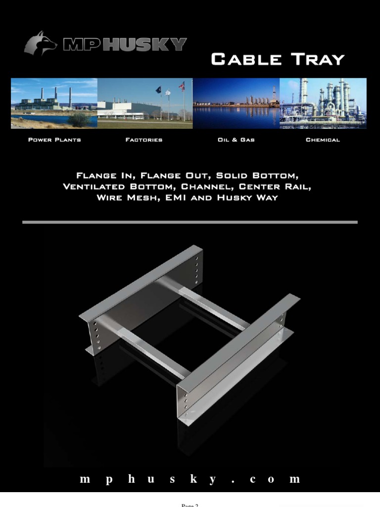 Cable Tray | PDF | Coaxial Cable | Electrical Connector