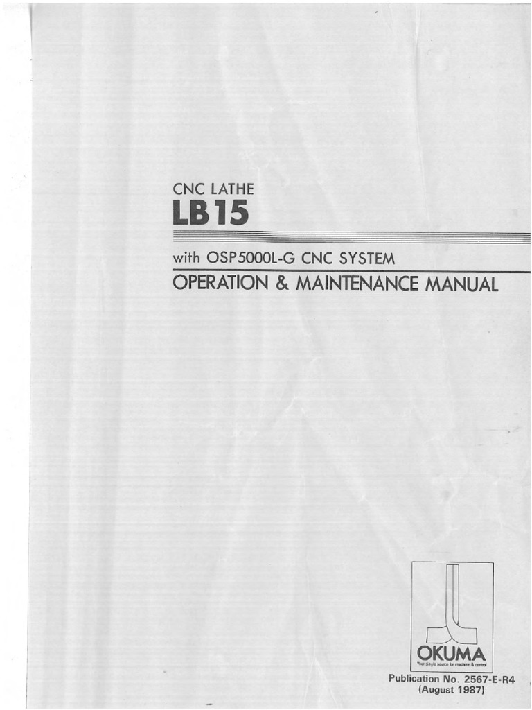 Okuma Manuals 1628 PDF | PDF